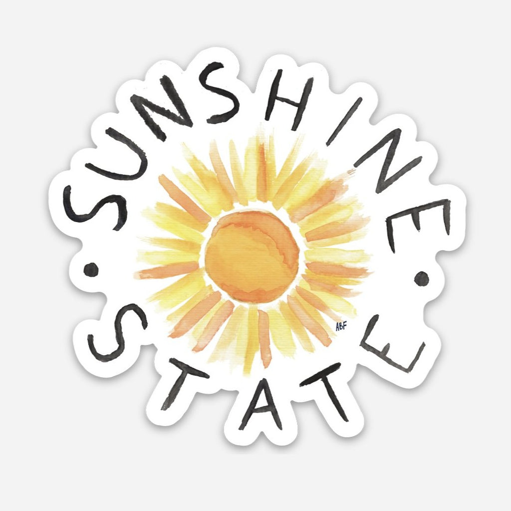 Sunshine State Sticker – Pink & Navy Boutique